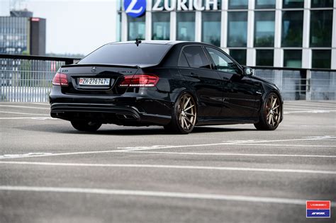 Craving Luxury Gloss Black Mercedes E Class With Custom Parts — Carid