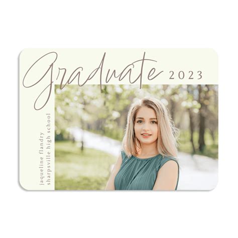 Script Graduation Card