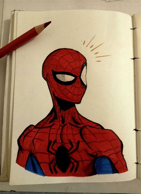Sketch Spiderman Drawing Ideas Spider Man Easy Super Heros Drawing