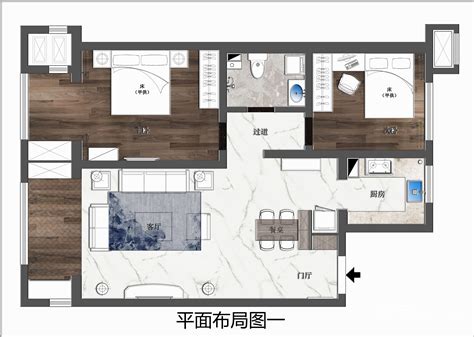 90平米三居室户型图90平米小三室户型图第4页大山谷图库