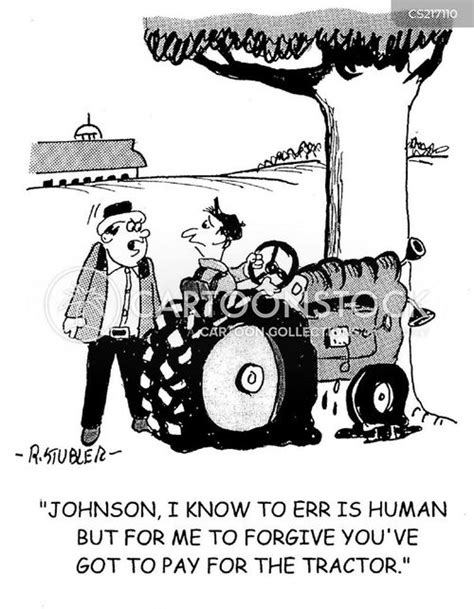 Tractor Crash Cartoons And Comics Funny Pictures From Cartoonstock
