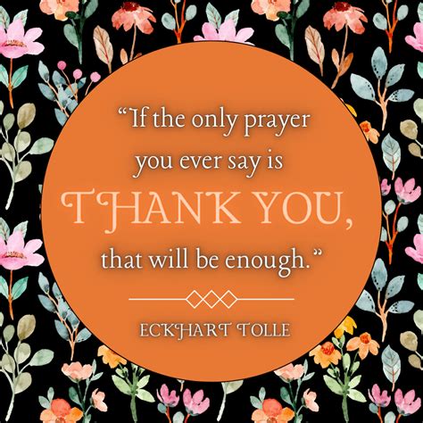 Eckhart Tolle Quote About Gratitude