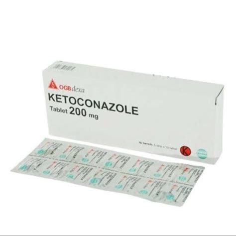 Jual Ketoconazole 200mg 1 Box 50 Tablet Gen Dexa Shopee Indonesia