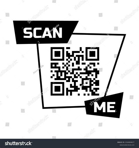 Scan Me Qr Code Icon Smartphone Stock Vector Royalty Free 2164804677 Shutterstock