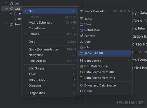 datagrip创建数据库和表（详细版）datagrip是由jetbrains公司生产的又一个强大且优秀的数据库管理工具 掘金