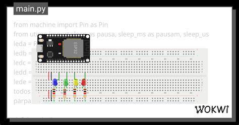 Ejercicio 3 Wokwi Esp32 Stm32 Arduino Simulator