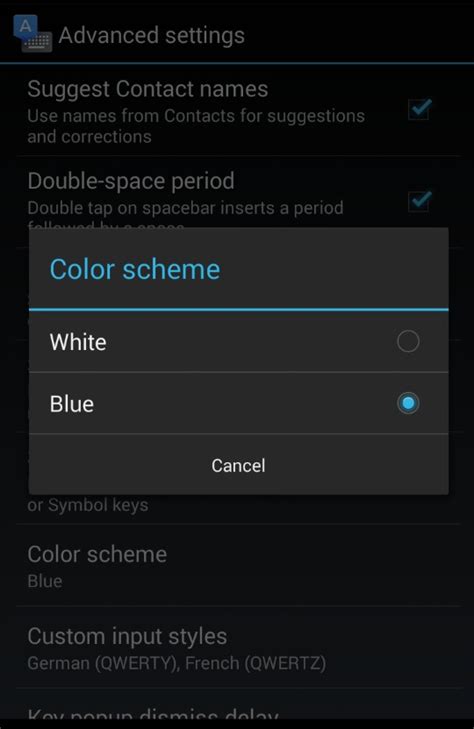 Google Keyboard Updated Now Gives The Option For Blue Or White Android Community