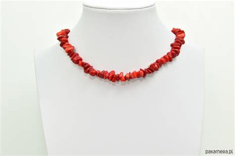 Naszyjnik Choker Koral Kamień naturalny Pakamera pl