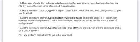 Solved 1 Boot Your Fedora Linux Virtual Machine After Your Linux