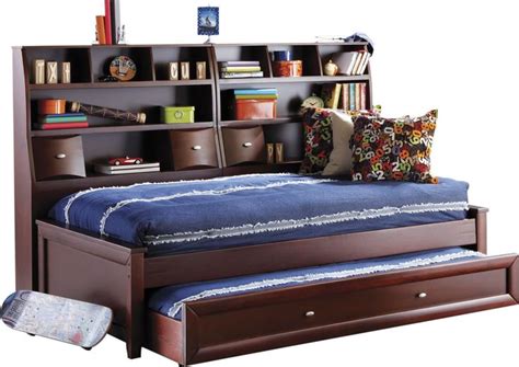 Ivy League Cherry 5 Pc Twin Bookcase Daybed Bookcase Bed Daybed With