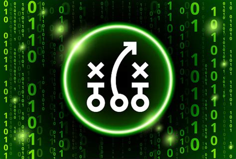 Gameplan Binary Code Vector Pattern Background Stock Illustration