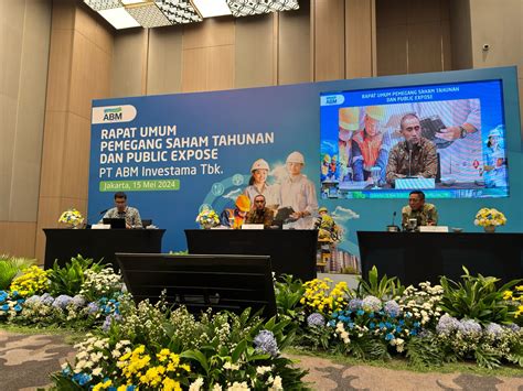 RUPST ABM Investama Sepakat Tebar Dividen Rp812 18 Miliar Dan Angkat