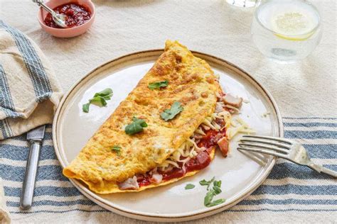 Chicken And Bacon Omelette With Ballymaloe Relish Ballymaloe Foods