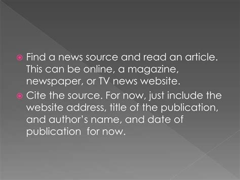 Ppt Current Event Assignment Powerpoint Presentation Free Download