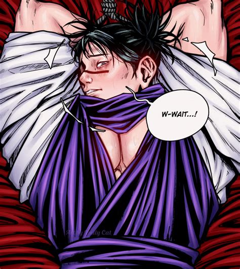 Rule 34 Blushing At Viewer Bondage Choso Kamo Clothed Flustered