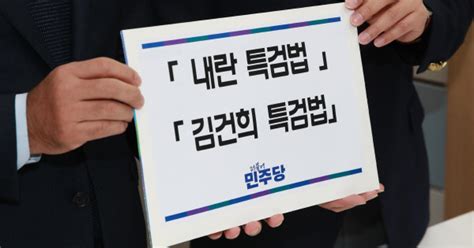 내란 특검법·네번째 김여사 특검법 野주도 법사소위 통과