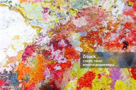 색상 팔레트 아크릴 오일 페인트 색상 질감을 추상화 합니다 오일 페인트의 명소입니다 파란색에 대한 스톡 사진 및 기타 이미지 파란색 흩뿌려진 개성 개념 Istock