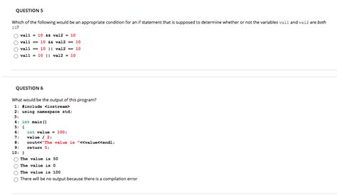 Solved Question 12 Given Bool Afalse Int B0 Int C23