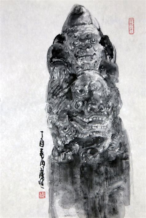 《守望》之8 梁健 书画艺术家大数据艺盘