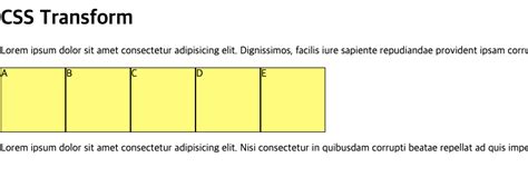 CSS Transform