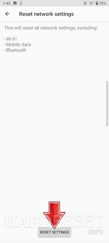 Reset Network Settings SONY Xperia 10 II How To HardReset Info
