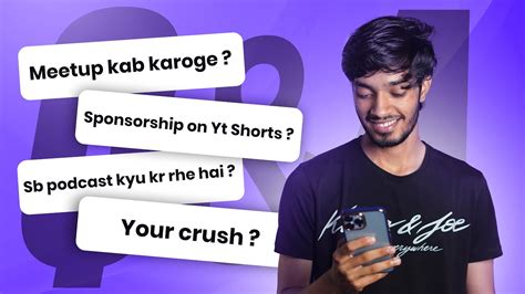 Meetup My Crush 😅 Qna Youtube