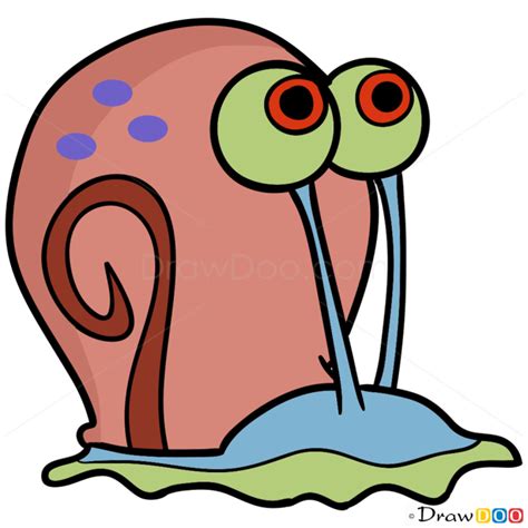 How To Draw Gary The Snail Spongebob Squarepants Draw