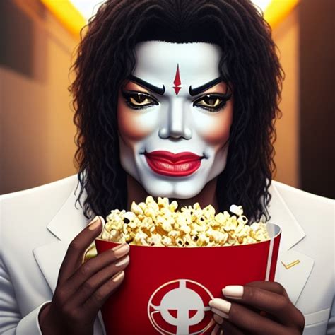 Michael Jackson Eating Popcorn 