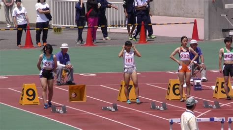 20160522群馬高校総体陸上女子100mh決勝 Youtube