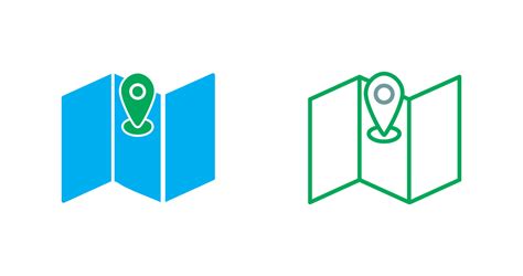 Folded Map Icon 42871432 Vector Art At Vecteezy