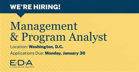 U S Economic Development Administration On Linkedin Hiring