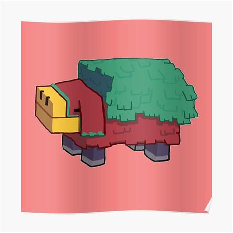 Sniffer Minecraft Mob Vote Poster For Sale By Guybubbles Redbubble