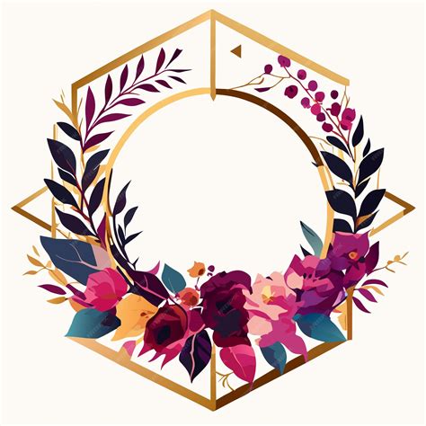 Premium Vector Watercolor Boho Frame Design