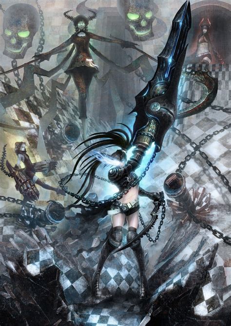 Black Rock Shooter Dead Master Strength And Black Gold Saw Black