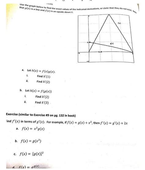 Solved Use The Graph Below To Find The Exact Values Of The Indicated 1 Answer Transtutors