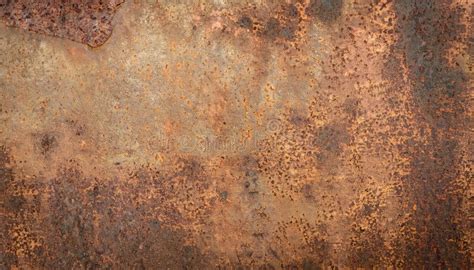 Old Grunge Copper Bronze Rusty Metal Texture Background Generated By