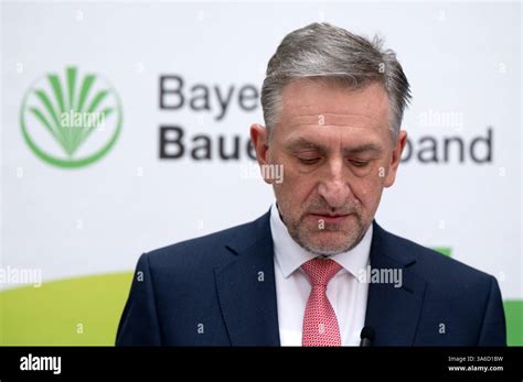 25 March 2025 Bavaria Munich Günther Felßner President Of The