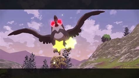 Alpha SHINY Staravia Wild Spawn Pokemon Legends Arceus YouTube