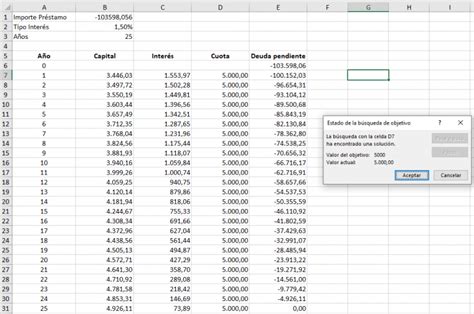 Utilizar Buscar Objetivo En Excel Tutorial Excel