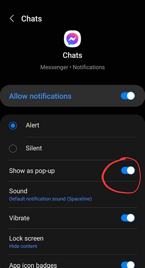 Notification Setting Keep Reverting Back Setting Not Sticking Please Help Fb Messenger R