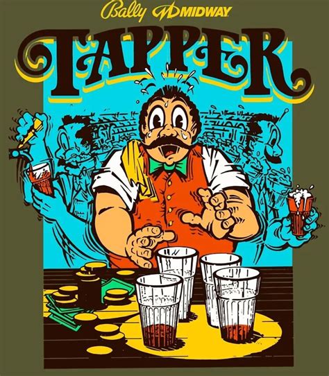 Tapper Arcade Game Logo