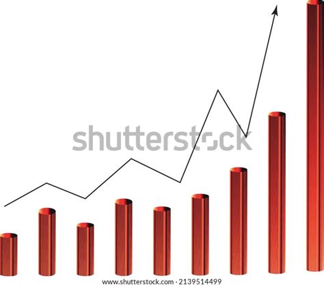 Graph Arrow Vector File Stock Vector Royalty Free 2139514499