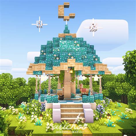 Moon Carousel By Arichoo Minecraft Cottagecore Minecraft Houses