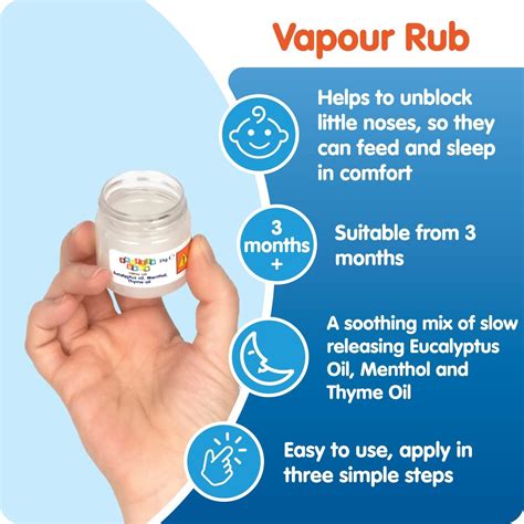 Snufflebabe Vapour Rub 35g Soothing Relief For Blocked Nose And Colds