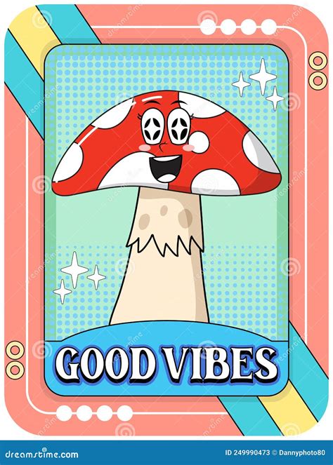 Funny Mushroom House Cartoon Stock Image 163034047