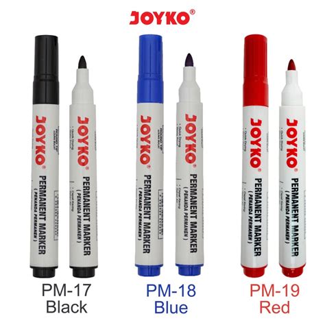 Jual Spidol Joyko Permanen Permanent Marker Joyko Pm 17 Promo Ts Shopee Indonesia