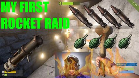 RUST MY FIRST ROCKET RAID EVER 9 YouTube