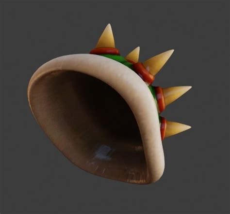 Bowser Shell 3d Model Impresion 3d Mesh 3d Model 3d Printable Cgtrader