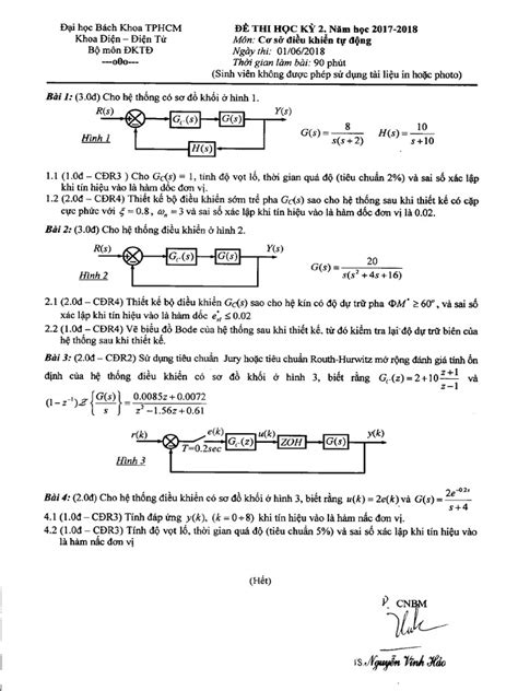 De Thi - CSTD - HK2 - 1718 - Dap An | PDF