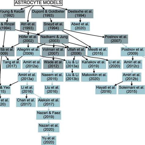 Evolution Of Neuron Models In The Neuron Astrocyte Network Models The